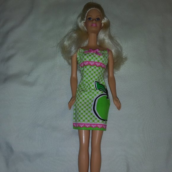 Mattel | Toys | Vintage 20 Fruit Style Barbie Doll Green Apple | Poshmark